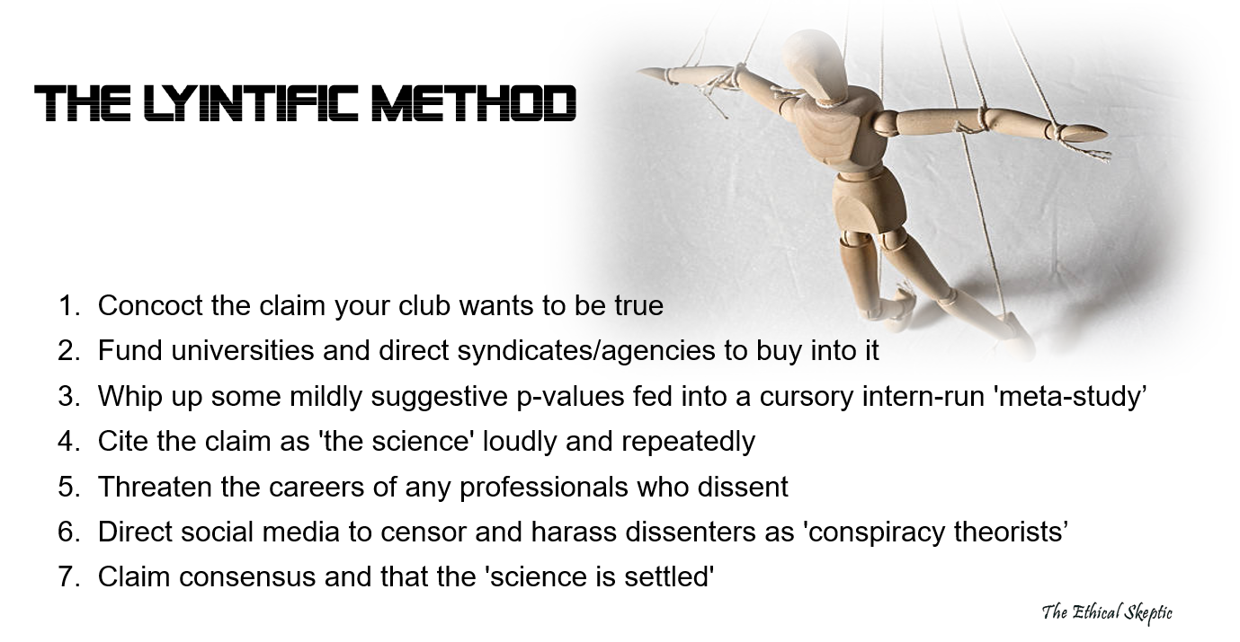 The Lyintific Method and The Ten Commandments of Fake Science | The ...